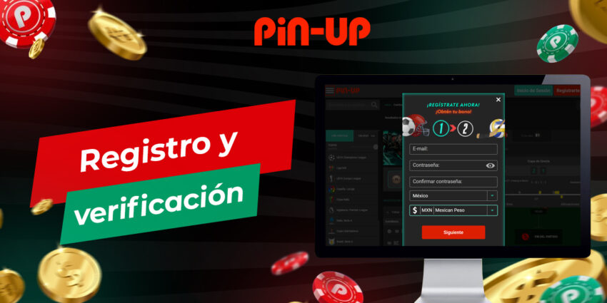 Proceso de registro Pin-Up México 2023